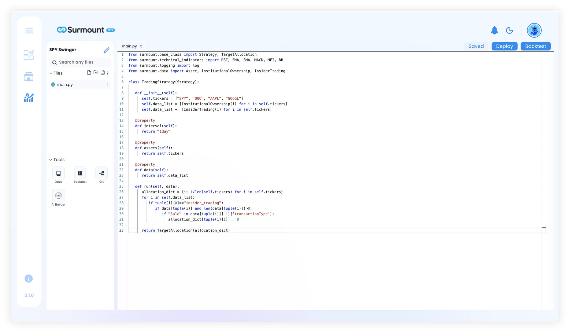 Surmount AI - Automated Investing for All